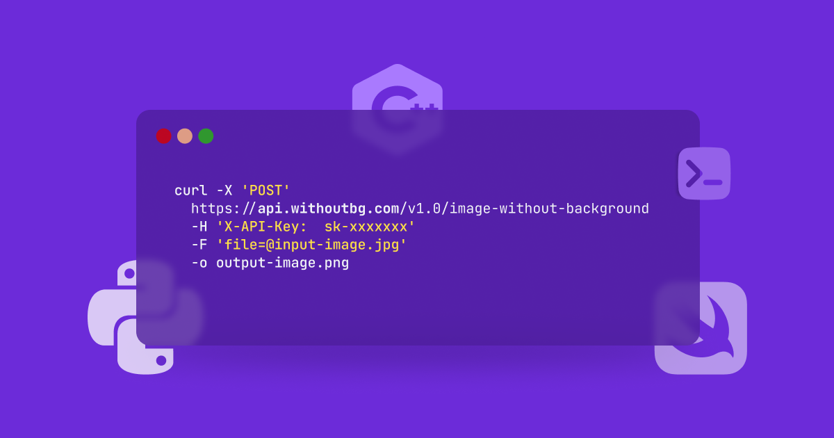 Background Removal API (Binary)